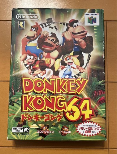 Nintendo 64 Donkey Kong 64 Retro Game Rare Complete In Box Tested Not ...
