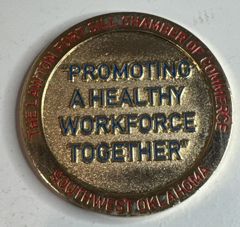 Challenge Coin Lawton Fort Sill Chamber Of Commerce / Southwest ...