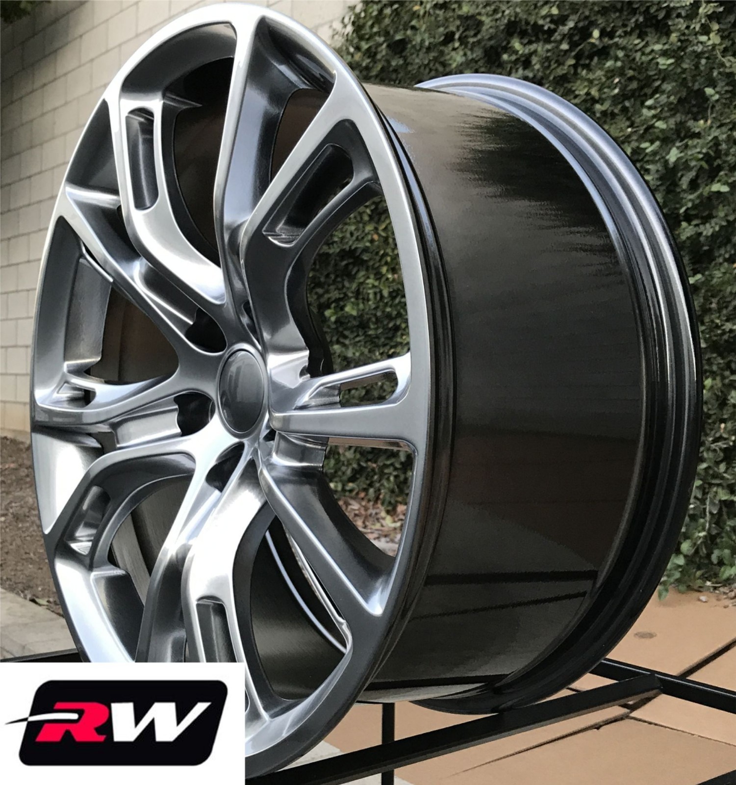for Jeep Grand Cherokee SRT alloy Wheels 20" inch Hyper Silver 20x10 ...