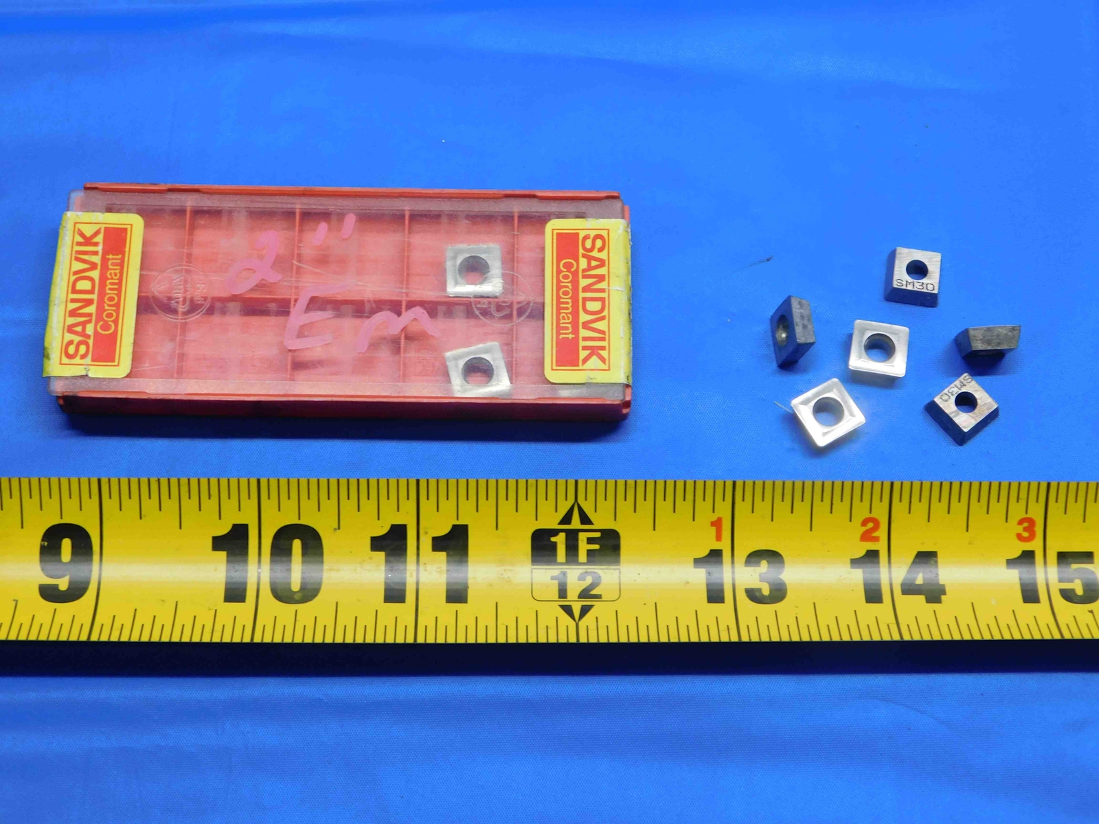 10pcs NEW SANDVIK SPMT 09 T3 08-WH SM30 CARBIDE INSERTS SPMT 3(2.5)2-WH ...