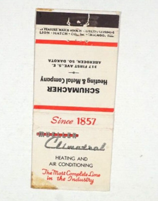 Matchbook Schumacher Heating & Metal Company Mueller Climatrol Aberdeen ...