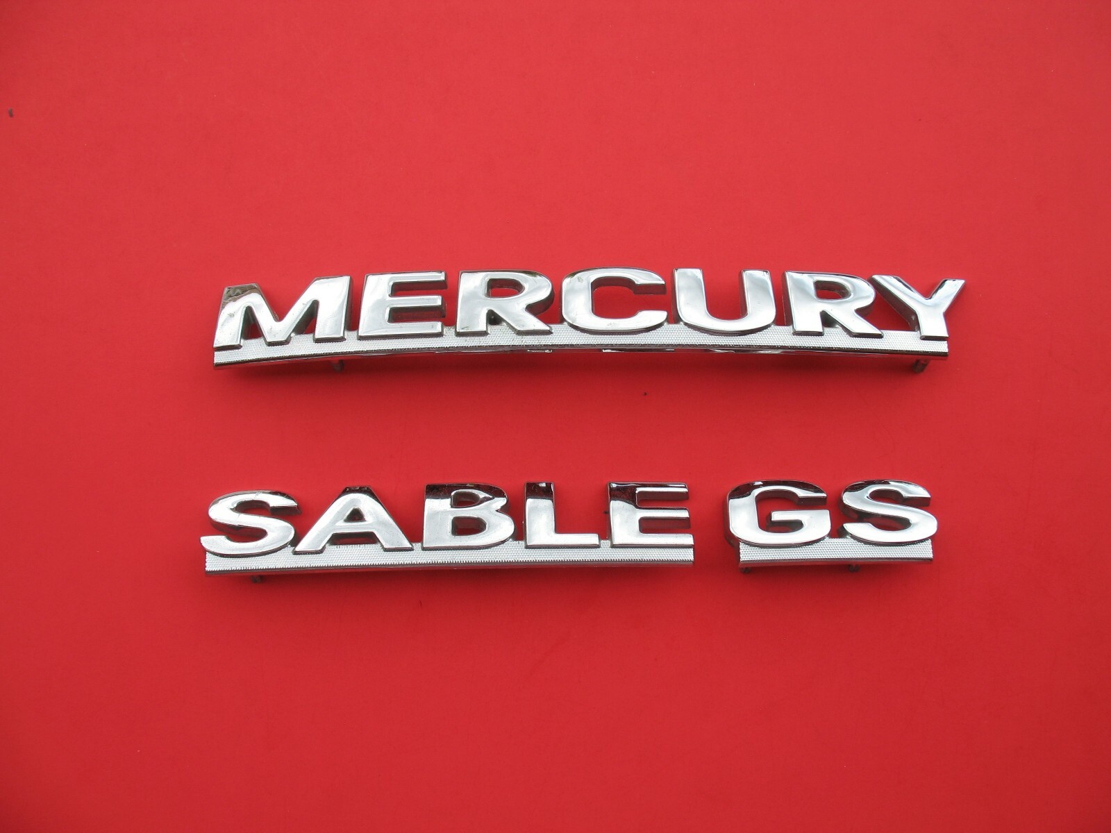 00 01 02 03 MERCURY SABLE GS SEDAN REAR EMBLEM BADGE LOGO SYMBOL USED ...