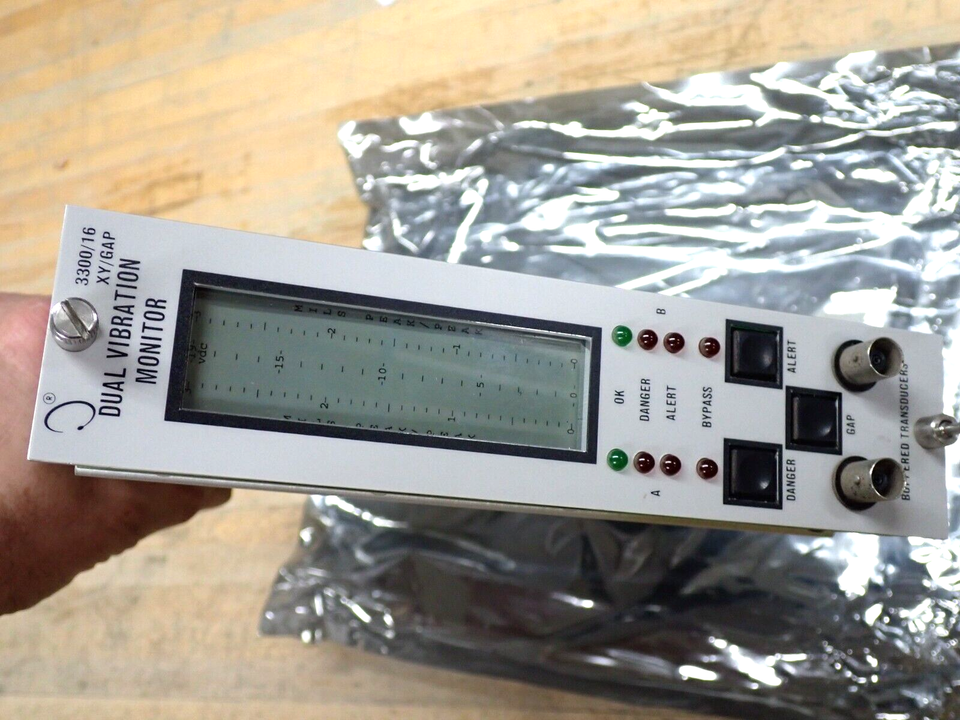 Bently Nevada Dual Vibration XY/GAP MONITOR 3300/16 | eBay