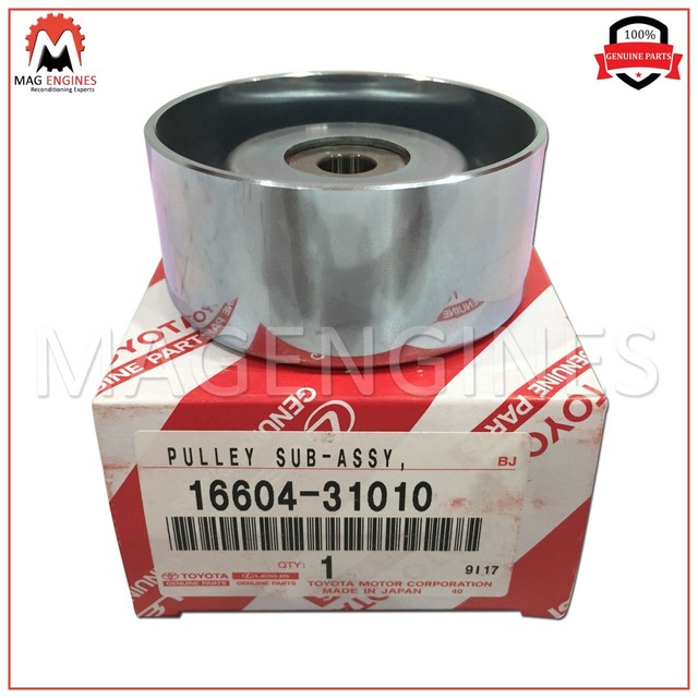 16604-31010 GENUINE OEM PULLEY SUB-ASSY, IDLER, NO.2 1660431010 | eBay