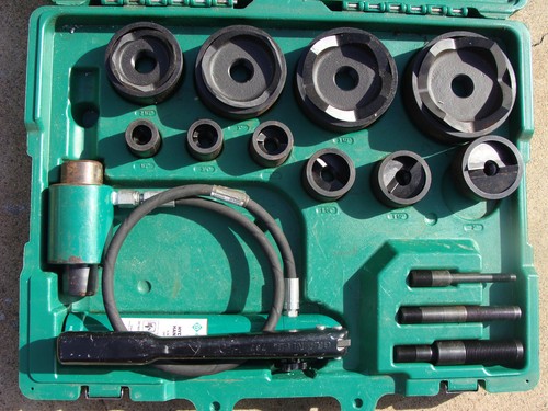 GREENLEE 7310SB HYDRAULIC KNOCKOUT PUNCH SET *xcond* NR | eBay