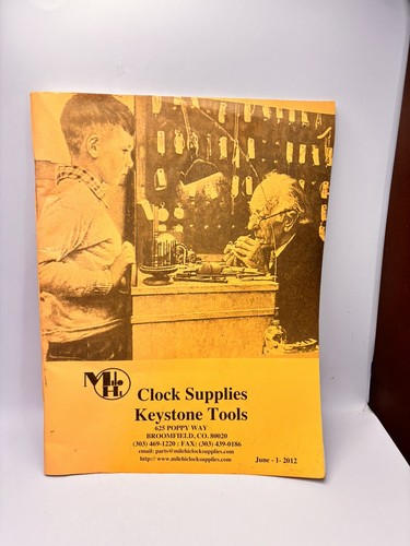 Keystone Tools Clock Supplies 2012 Catalog | eBay