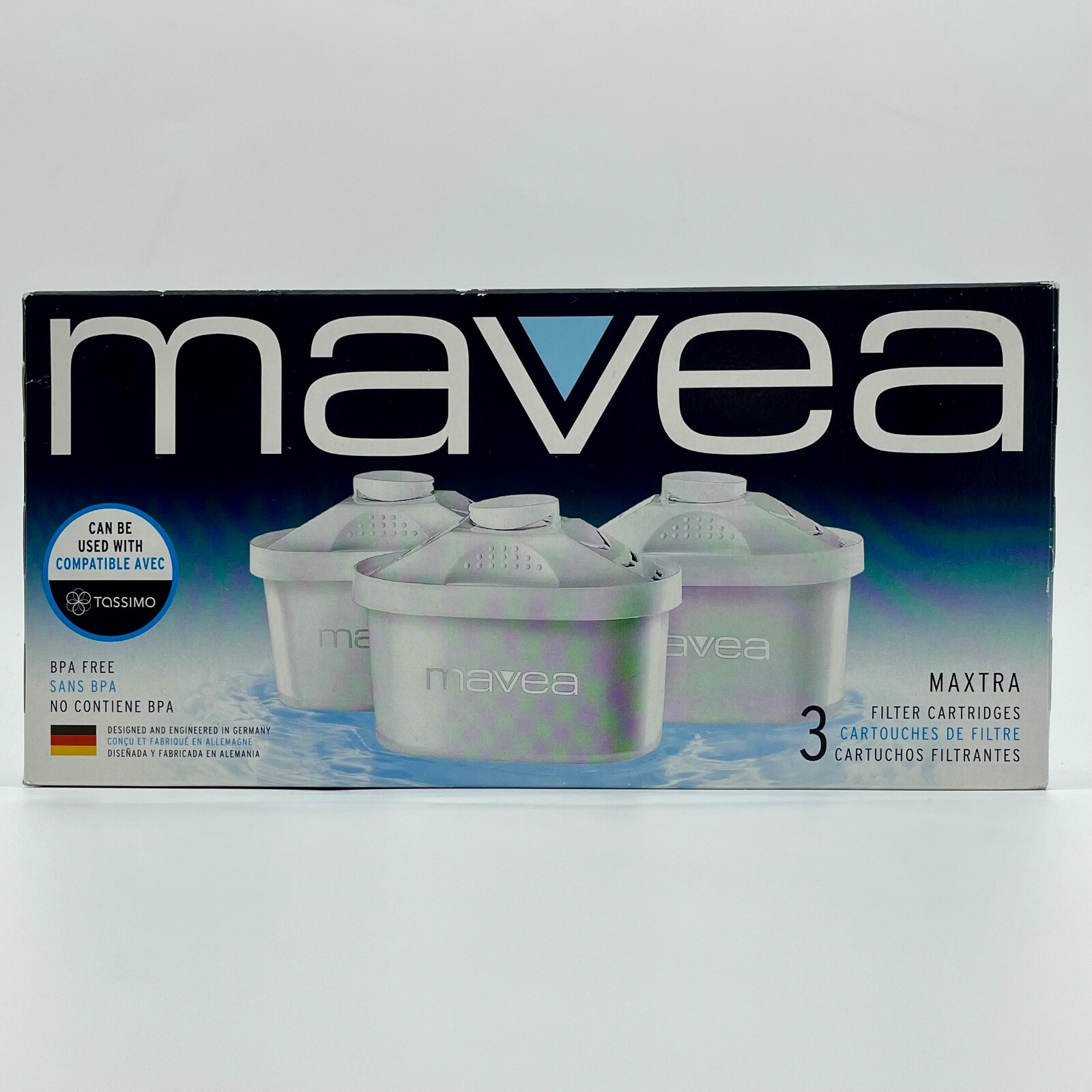 Mavea Maxtra Replacement Water Filter Cartridges - 3 Pack - Tassimo ...