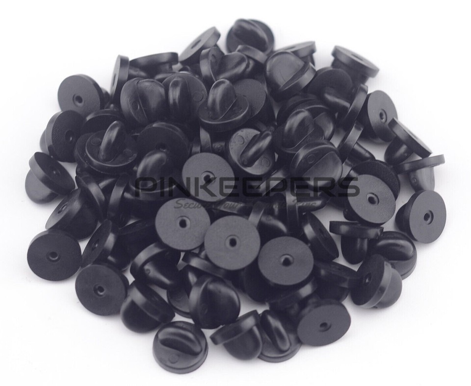Rubber Pin Backs PVC Lapel Pin Backs Clasps/Clutch for Pin Post Pins ...