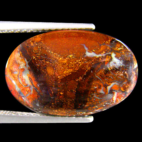 11.37Ct UNIQUE RAREST GEM ! MATRIX DESIGN MULTI FLASH AUSTRALIAN ...