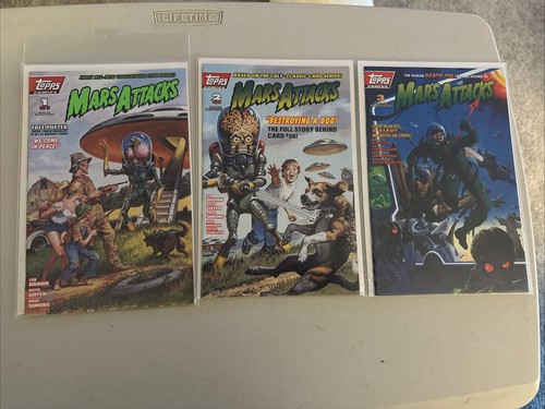 Topps Comics Mars Attacks 1994 1-3 | eBay