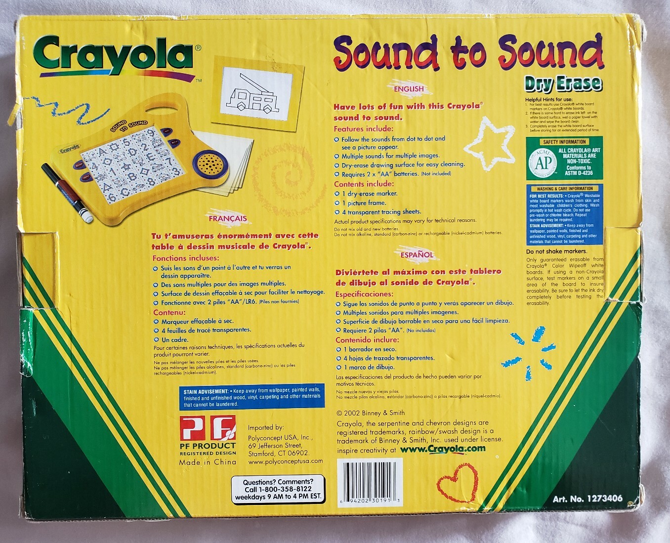 Crayola - Sound to Sound Electronic Toy 2002 | eBay