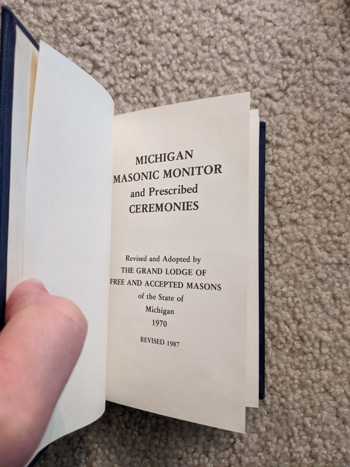 Lot of 18 Vintage Michigan Freemason, Masonic Books & Pamphlets, 2 ...