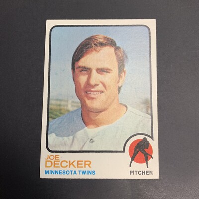 1973 Topps Joe Decker # 311 Minnesota Twins Baseball Card | eBay