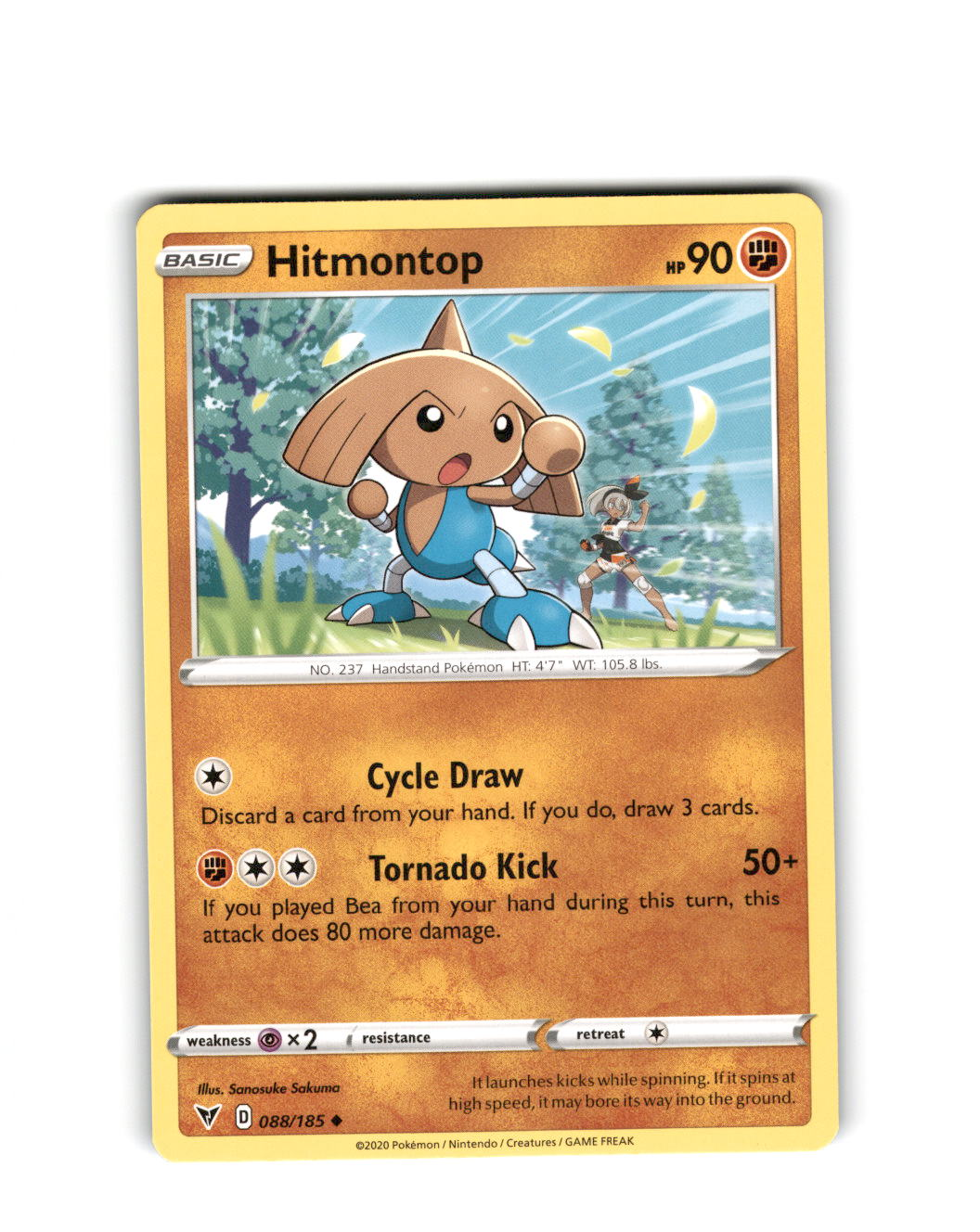 Hitmontop Card