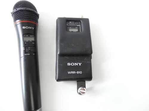 Sony UHF Tuner WRR-810 w/ Wireless Microphone WRT-810A (794.125-805 ...
