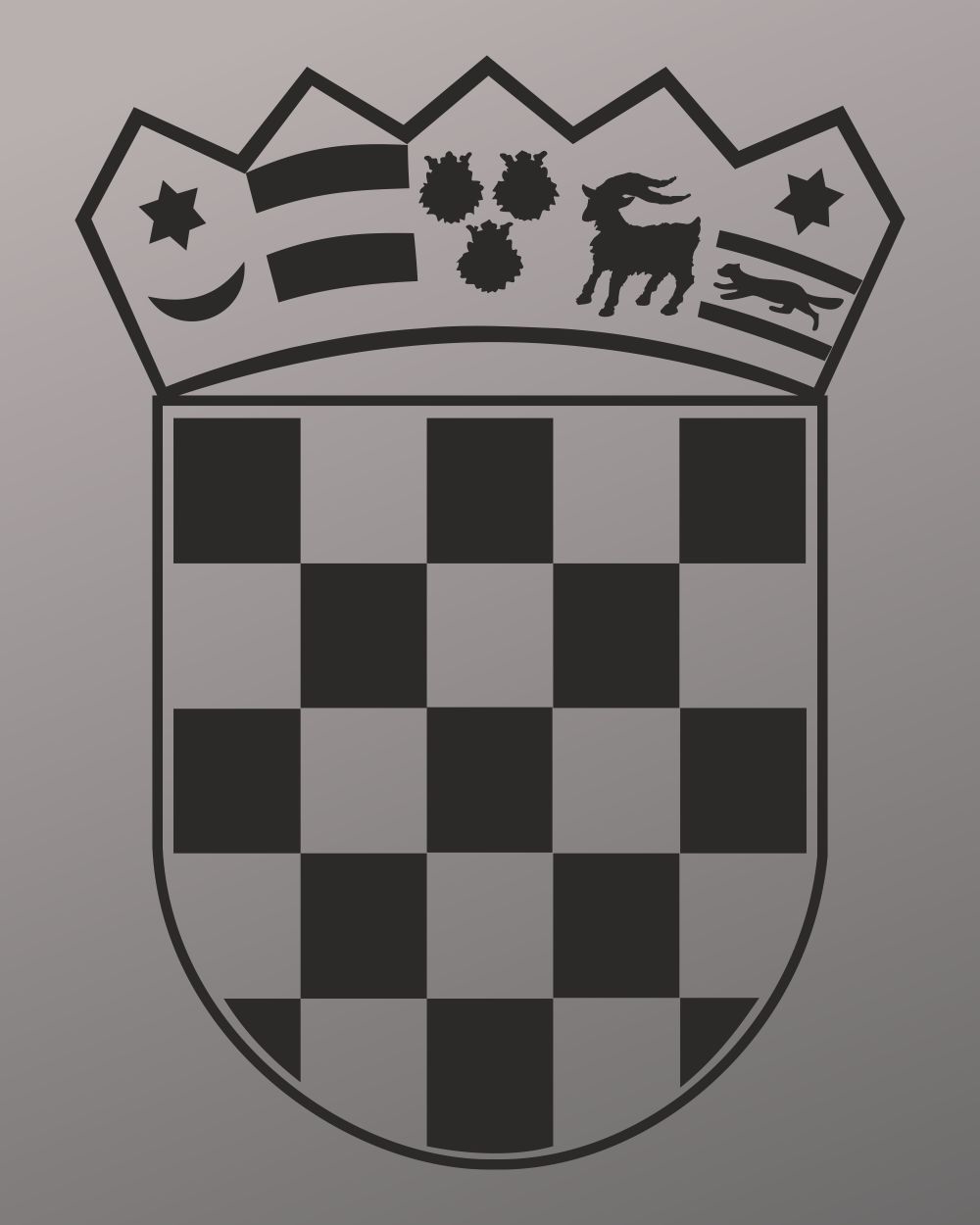 Croatia Crest Croatian Coat of Arms Sticker Decal Aufkleber Autocollant ...