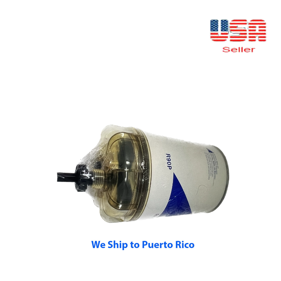 R90P Fuel/Water Separator Filter Fit: Caterpillar Cummins Isuzu Scania ...