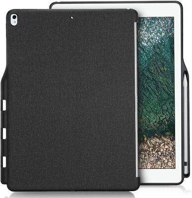 New iPad Pro 12.9 Case 2nd Gen (2015/2017) Back Cover Pencil Holder ...