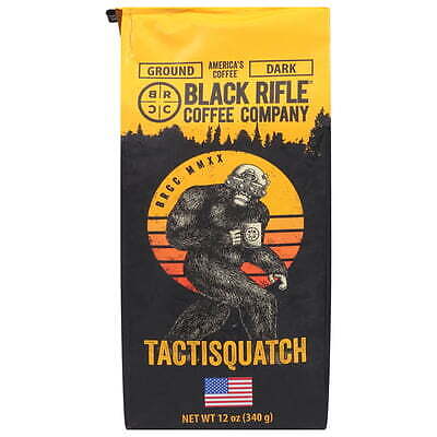Tactisquatch Dark Ground Coffee By Black Rifle Coffee Company 12 oz ...