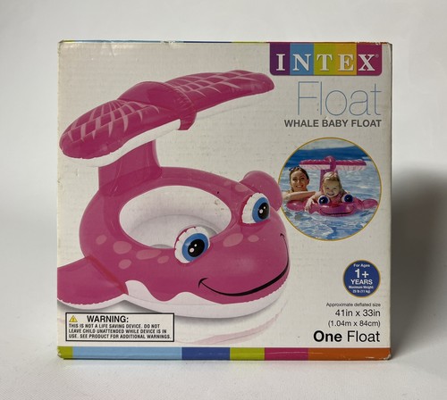 NEW Intex Pink Whale Baby Swim Pool Float Raft | eBay