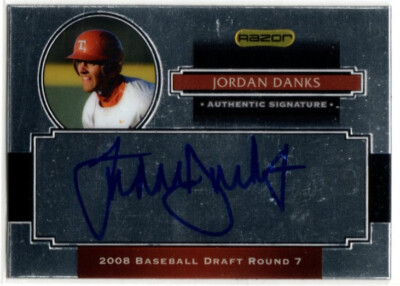 2008 Razor Signature Series Baseball Jordan Danks ROOKIE AUTO | eBay