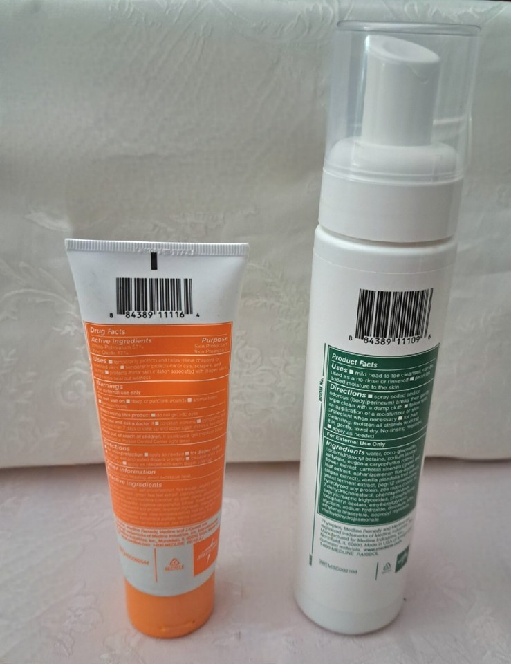 Medline Remedy Phytoplex Z-Guard Skin Protectant Paste & No Rinse Foam ...