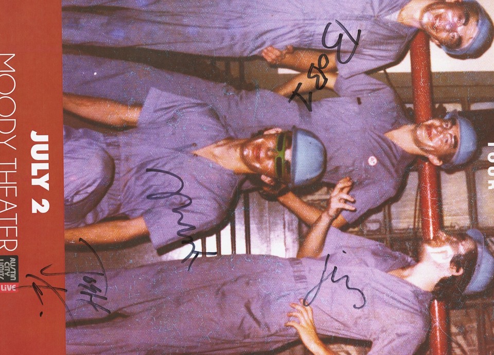 Devo signed, autographed concert poster Bob Mothersbaugh, Gerald Casale ...