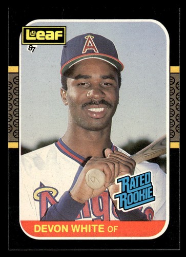 Devon White 1987 Leaf #38 RC Rookie | eBay