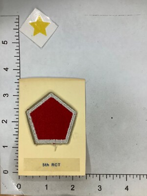 VINTAGE US ARMY 5th REGIMENTAL COMBAT TEAM REGIMENT PATCH | eBay