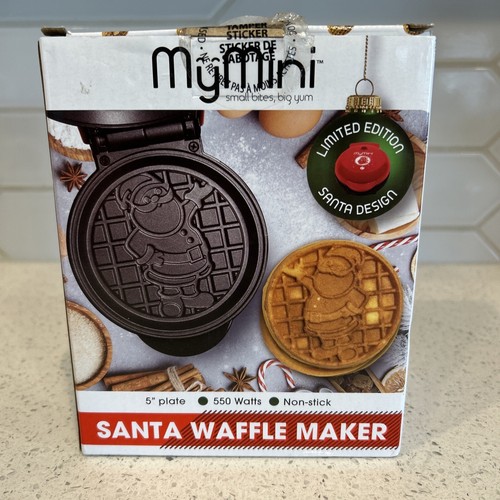 Nostalgia Christmas Limited Edition Red My Mini SANTA CLAUS Waffle ...