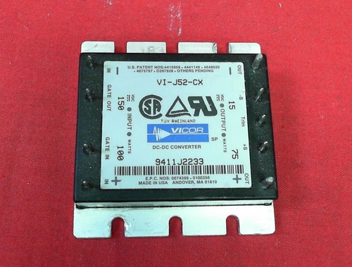 Vicor VI-J52-CX Mod DC/DC Converters 100-200 Vin, 15 Vout, 75 W | eBay