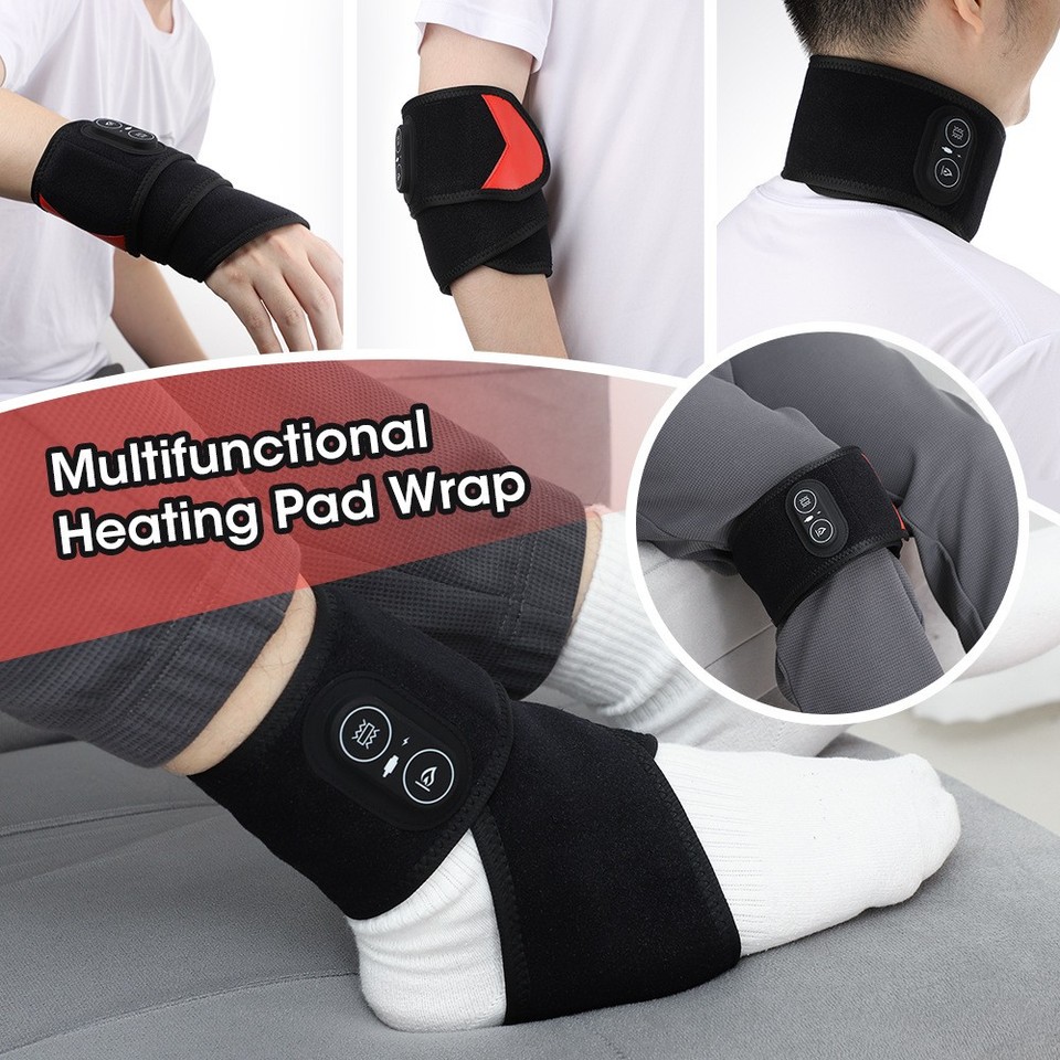 Electric Infrared Heated Wrist Wrap Brace Hand Massage Vibration for ...