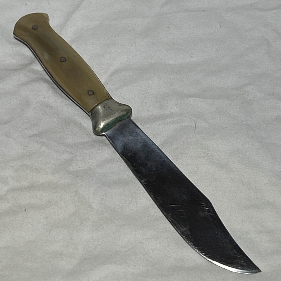Antique H.orn Handle Spanish Hunting Knife Bowie Style Blade | eBay