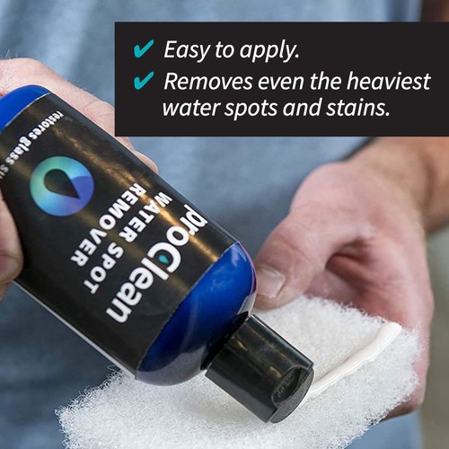 GlasWeld Hard Water Spot Remover Kit for Glass Metal Shower | eBay