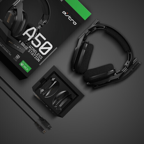 ASTRO A50 Wireless Gaming Headset (4th Gen) w/ Base Station Xbox/PC ...