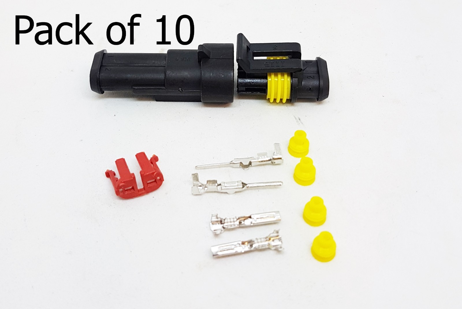 Amp Tyco Connector Kit Superseal Electrical Waterproof Plugs 1 2 3 4 5 ...