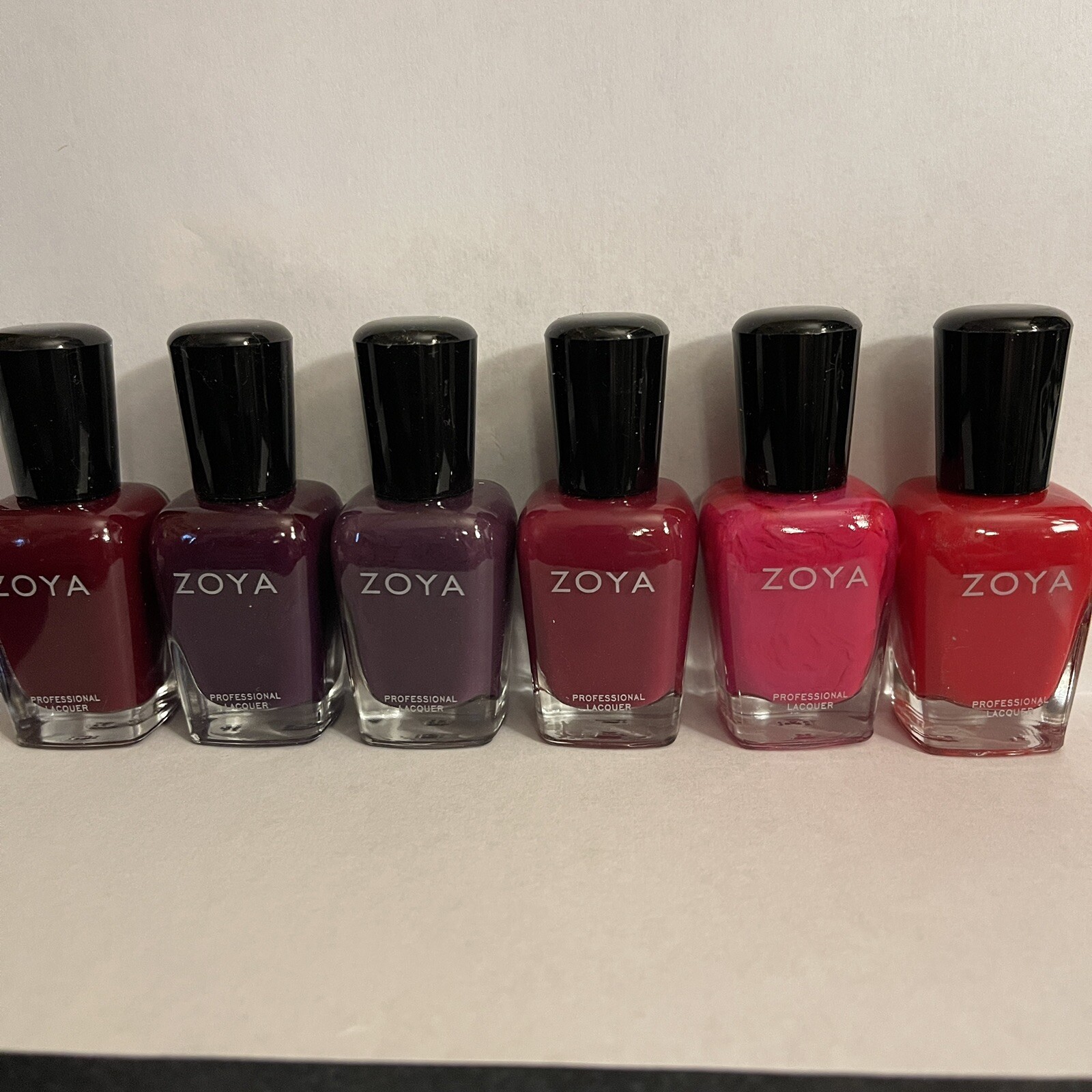 6 Zoya Nail Polish Lot - Dakota / Lidia / Monica / Veronica / Morgan ...