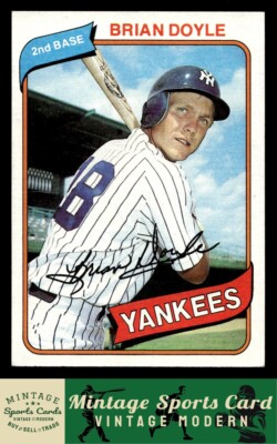1980 Topps - Brian Doyle - #582 New York Yankees | eBay