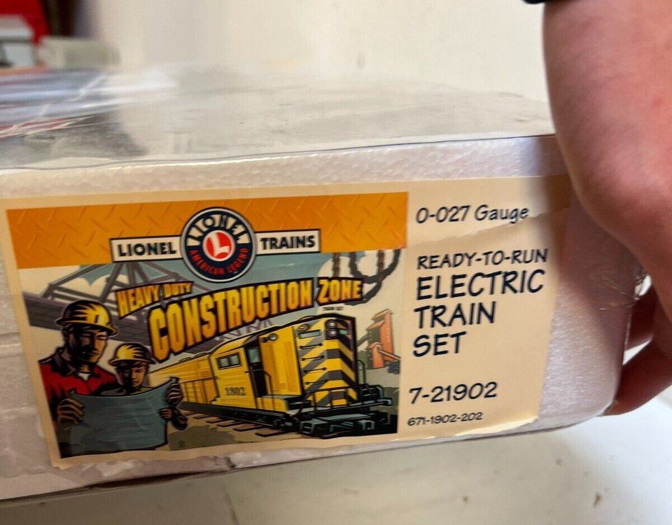 Lionel O Gauge Heavy Construction Zone Train Set w/ RS-3 Diesel Engine ...