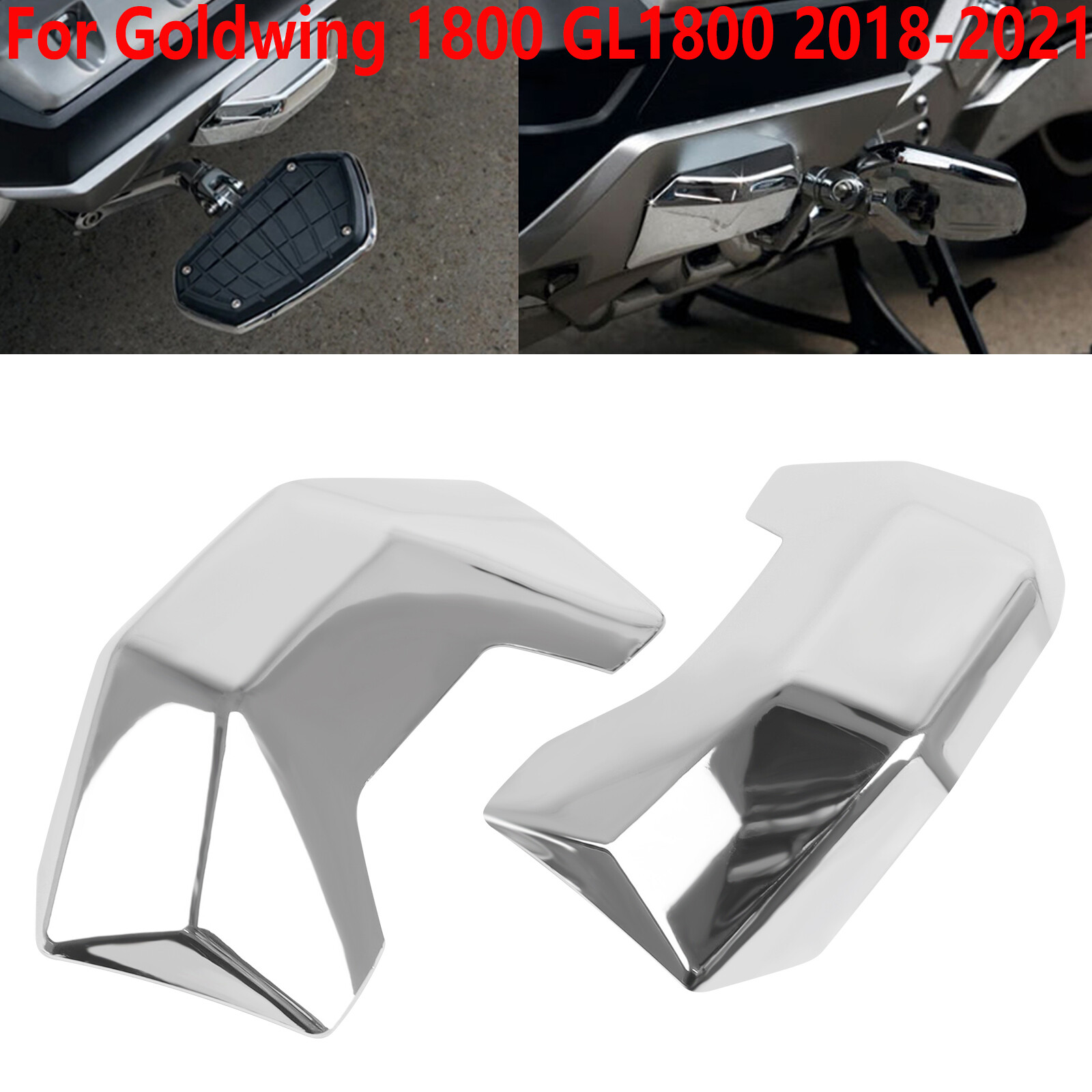For Honda Goldwing 1800 GL1800 2018+ Chrome Frame Cover Lower Engine ...