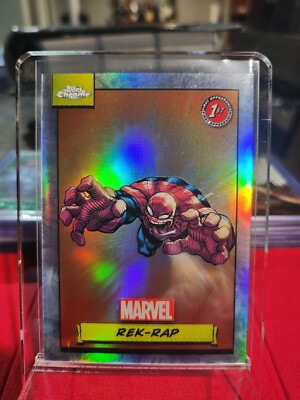 2024 Topps Chrome Marvel REK-RAP #41 REFRACTOR Rookie Card 1st ...