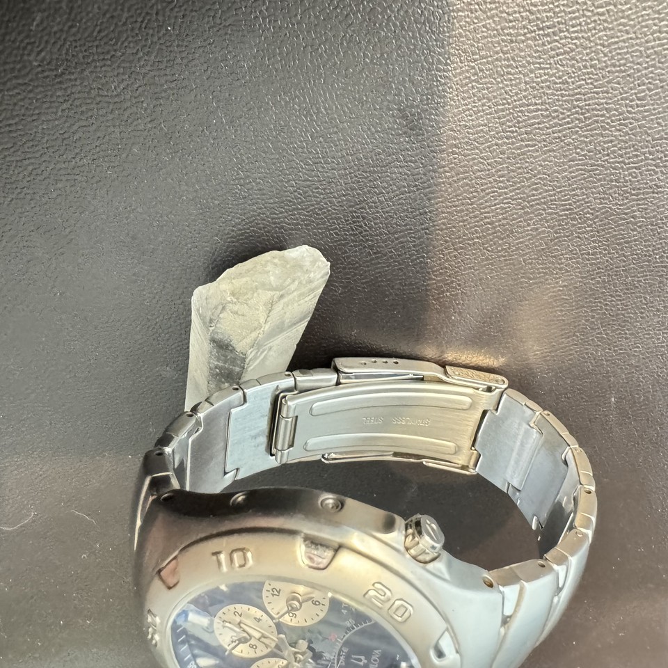 BULOVA MILENNIA MEN'S WATCH CHRONO ALL S/S ORIGINAL JAPAN 96G13 ...