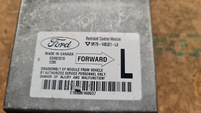FORD TERRITORY SY 2 RESTRAINT CONTROL MODULE RCM AIR BAG MODULE 9R79 ...