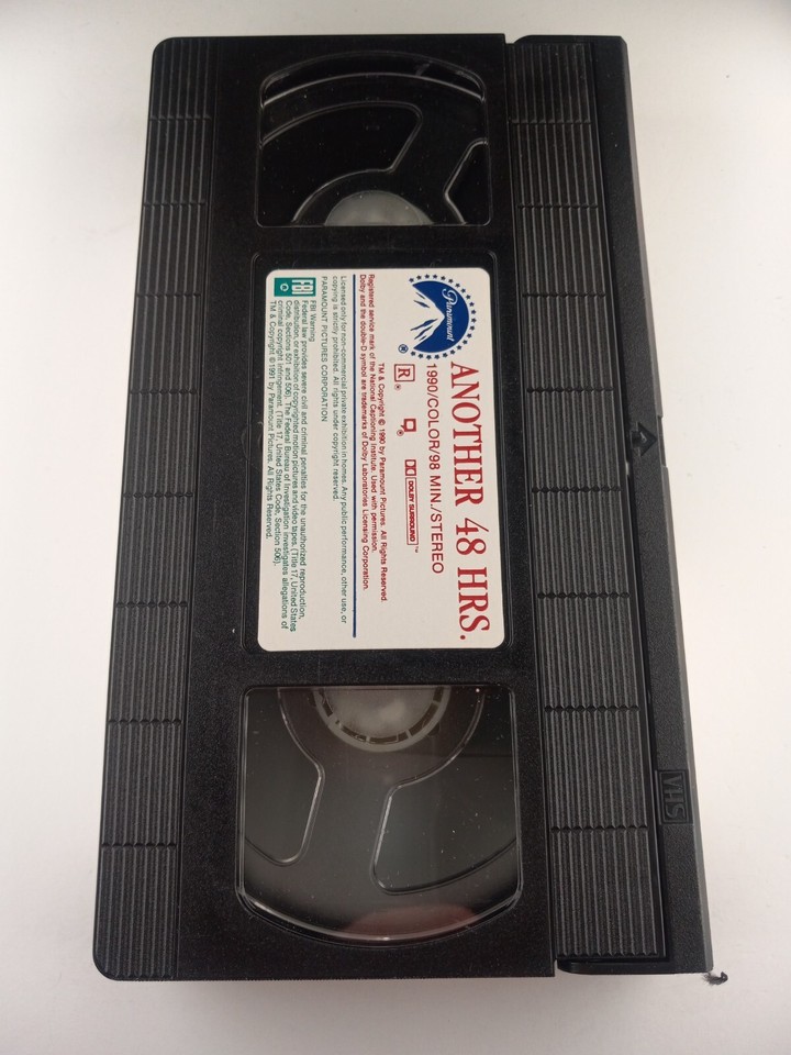Another 48 Hrs. (VHS) 1990 Eddie Murphy, Nick Nolte, Brion James TESTED ...