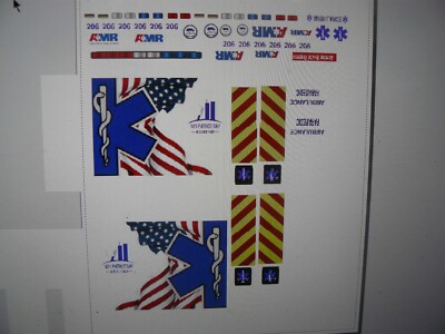 AMR Never Forget Ambulance Decals 1:64 | eBay