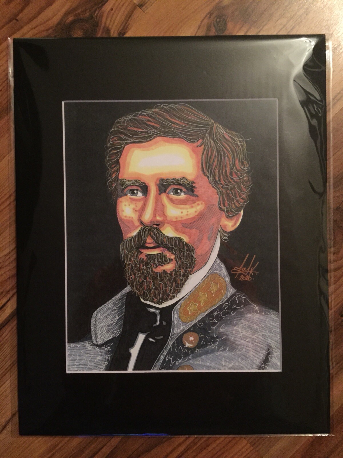 11x14 Civil War General Patrick Cleburne Sketch Print Signed By Artist ...