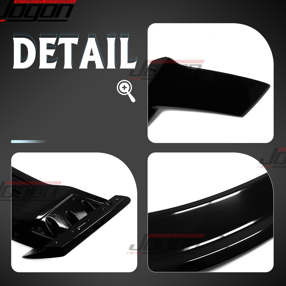 Dark Horse HP Spoiler With Gurney Flap Glossy Black For S650 Ford ...