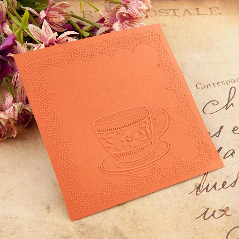 2 Pcs Embossing Folders for Card Making Craft Decoration Template Mold ...