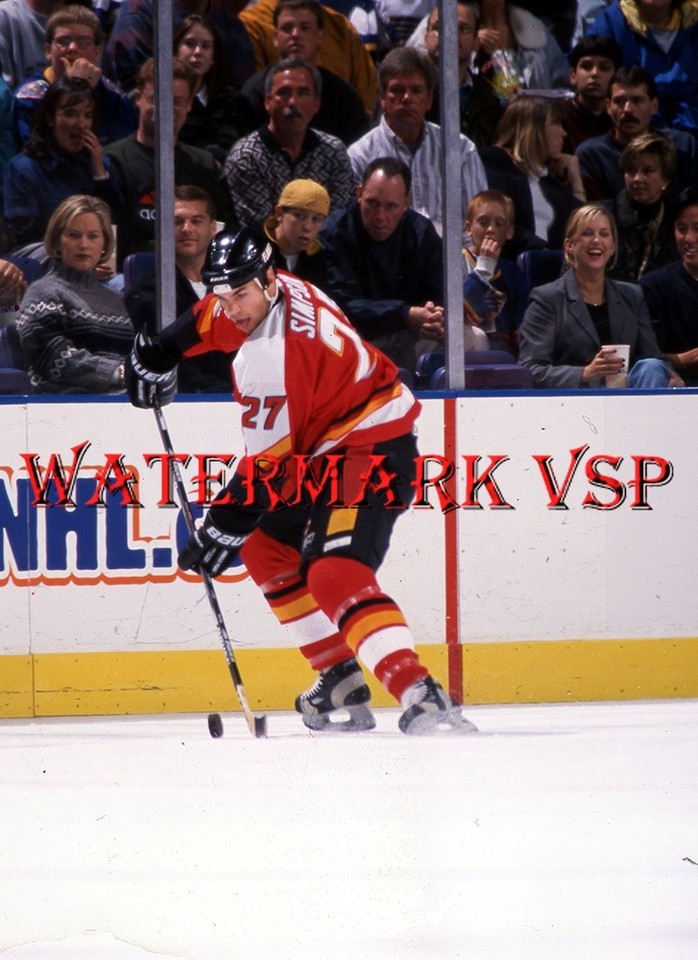 Todd Simpson Calgary Flames 35mm Negatives NHL Hockey | eBay