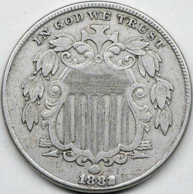 1882 shield nickel | eBay